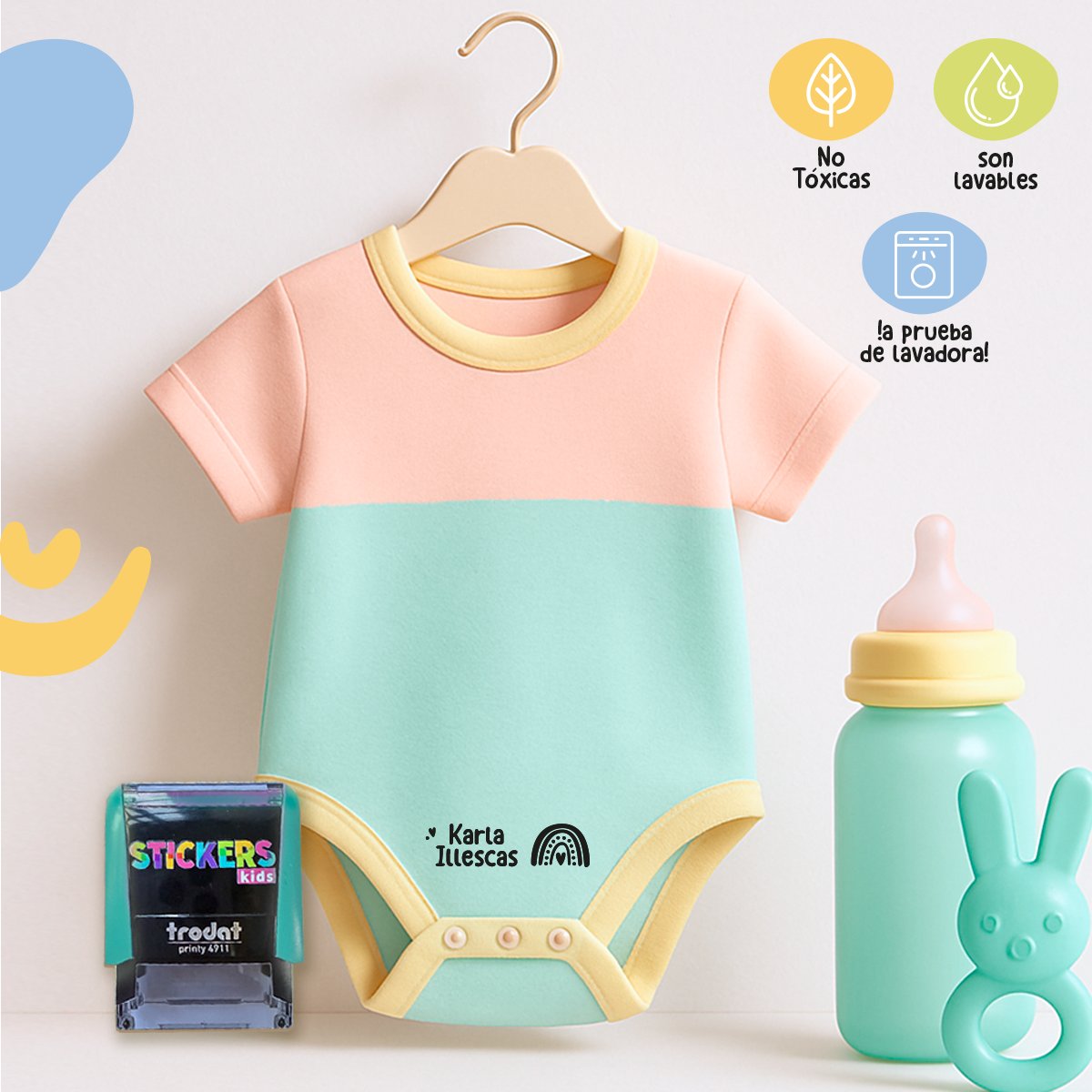 Sello Textil – Stickers Kids