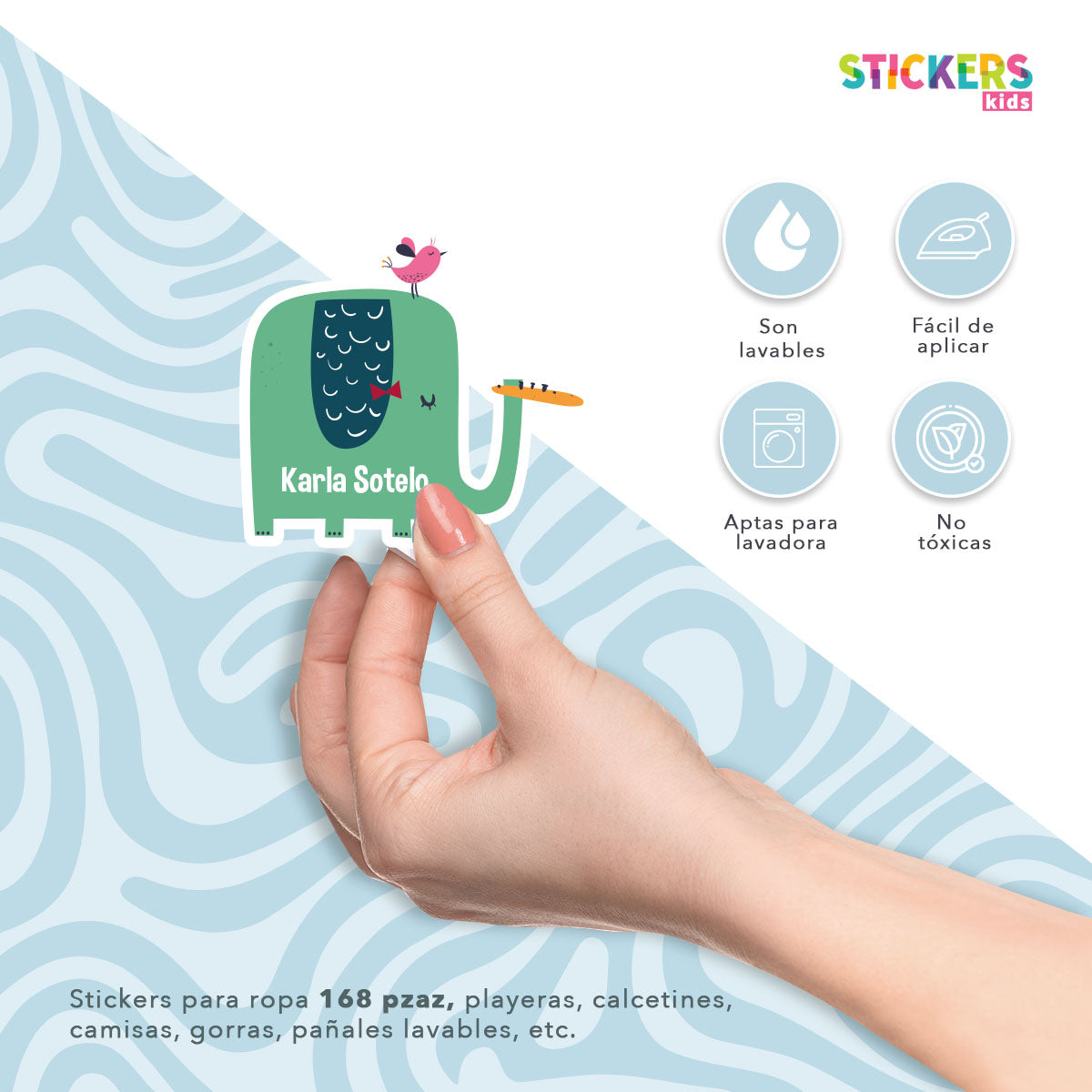 Kit Animalitos Textil – Stickers Kids