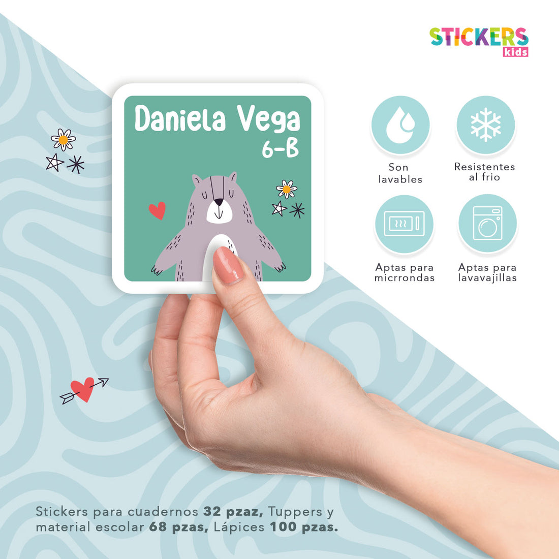 Kit Osito – Stickers Kids